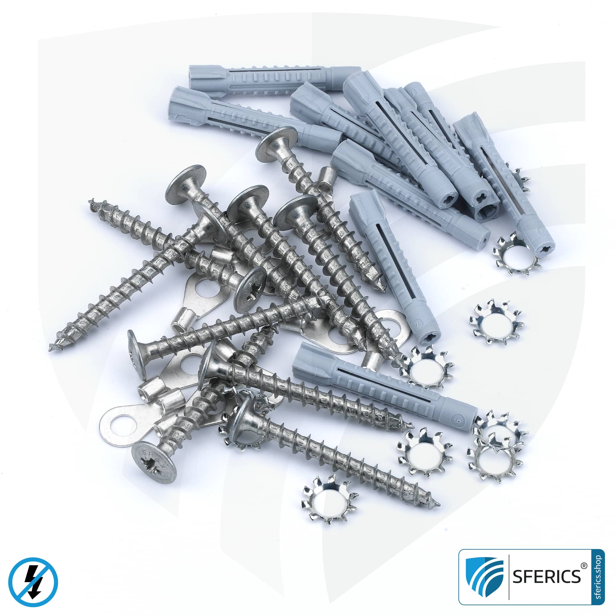 Grounding set GCL | for magnetic field shielding foil MCL61