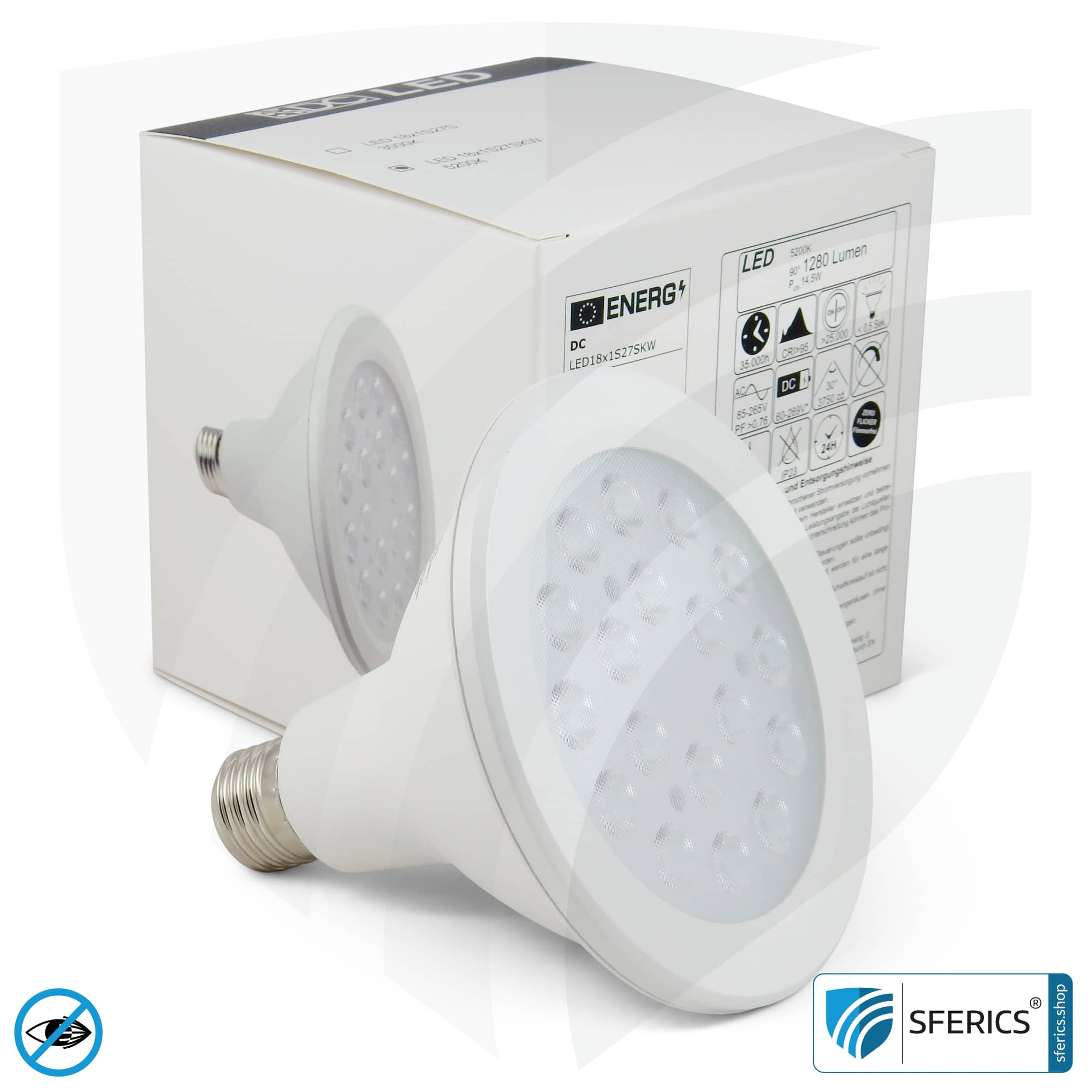 PAR38 LED Full Spectrum Spotlight | 14,5 W | Plant Lamp